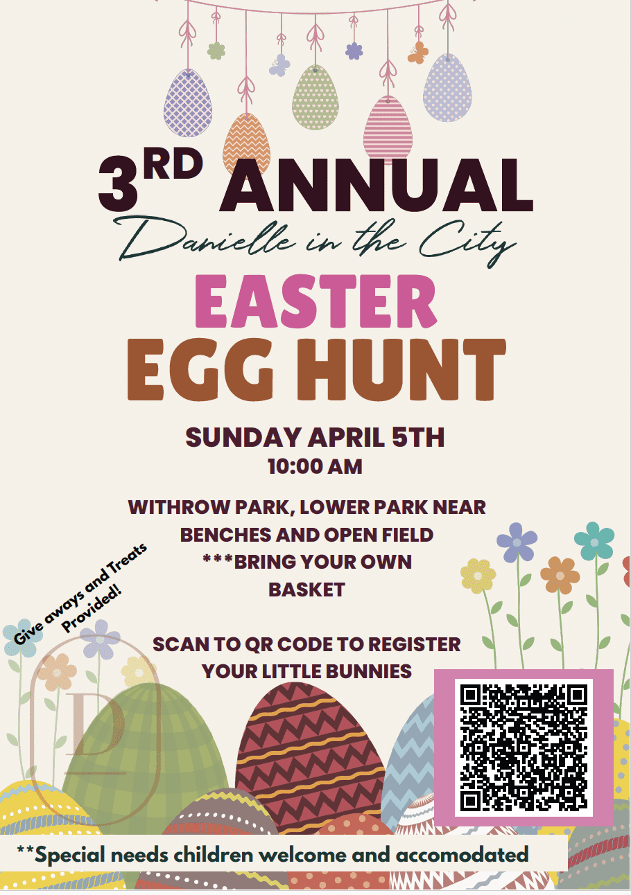 Withrow Park Easter Egg Hunt 2026 - Danielle in the City